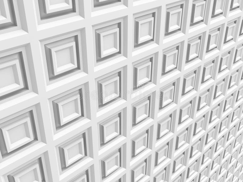 Abstract White Square Shape Wall Tile Texture Background Stock ...