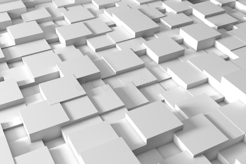 Abstract white squares stock illustration. Illustration of repeating ...