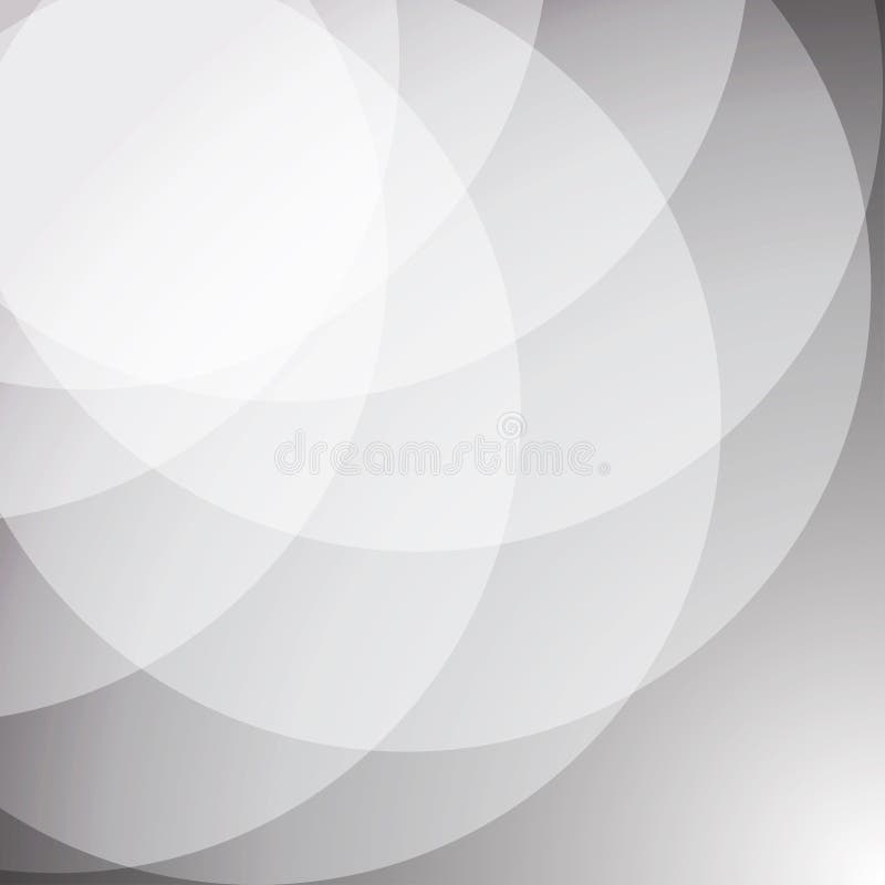 Abstract White Stack Circle Background Stock Vector - Illustration of ...