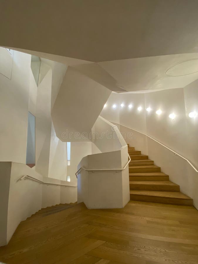 Abstract white staircase stock photo. Image of spain - 264859532