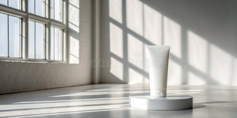 Abstract White Studio Background for Product Display Stock Image ...