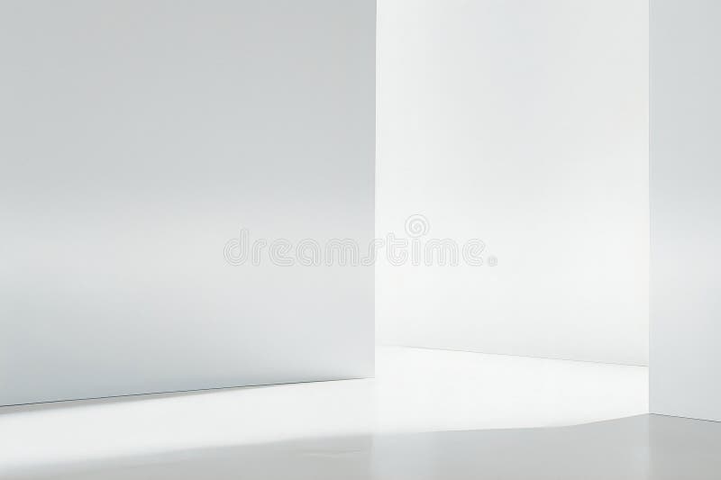 Abstract White Studio Background for Product Presentation. Stock ...