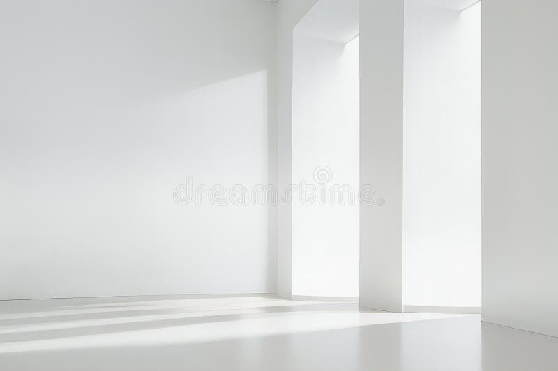 Abstract White Studio Background for Product Presentation. Stock ...
