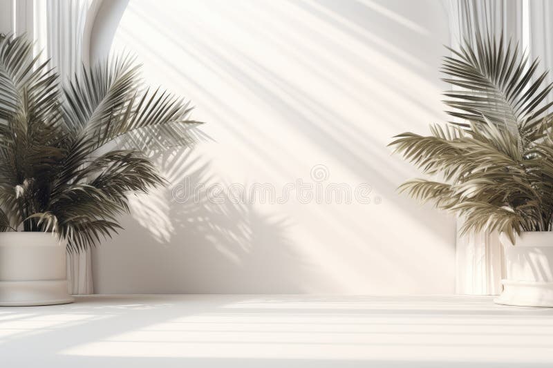 Abstract White Studio Background for Product Presentation. Empty Room ...