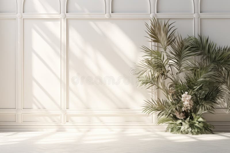 Abstract White Studio Background for Product Presentation. Empty Room ...