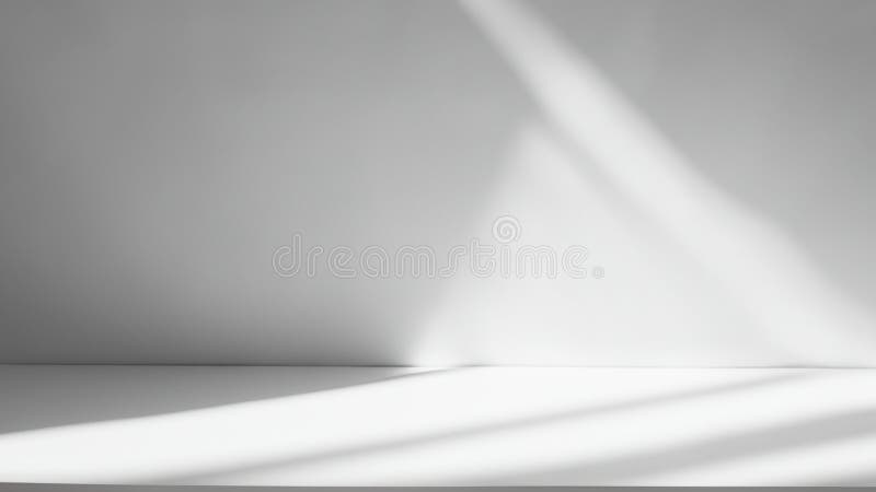 Abstract White Studio Background for Product Presentation with Window ...