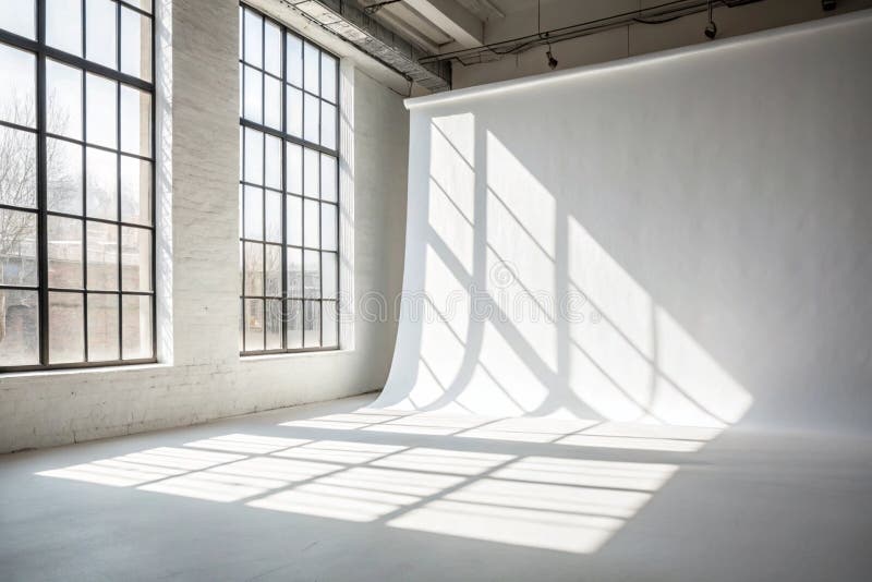 Abstract White Studio Background Stock Illustration - Illustration of ...