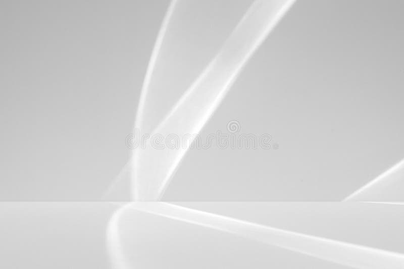 Abstract White Studio Room with Light and Shadow from Window Background ...