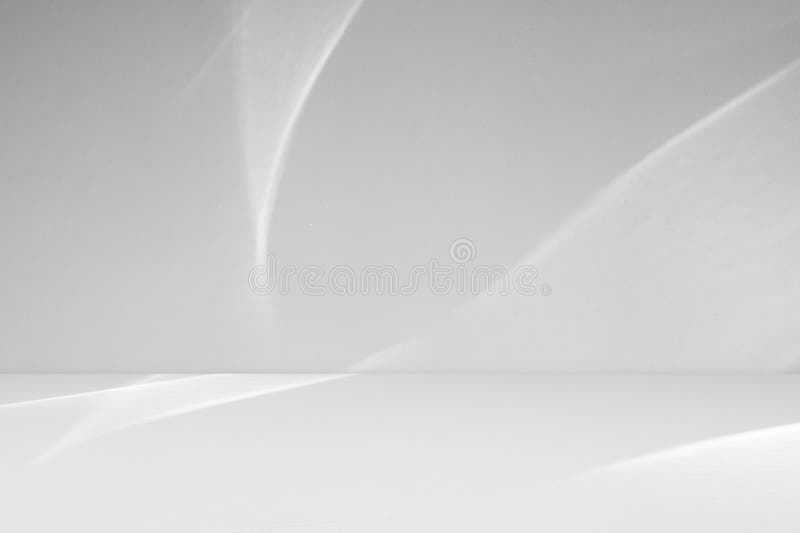 Abstract White Studio Room with Light and Shadow from Window Background ...