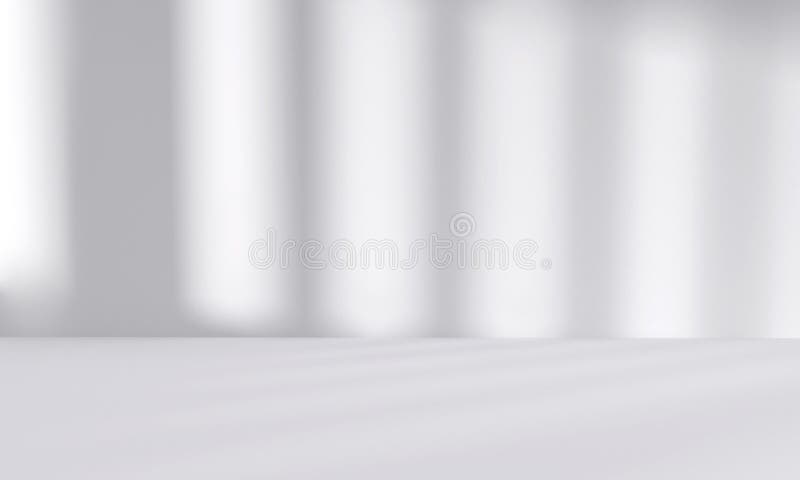Abstract White Studio Room with Light and Shadow from Window Background ...
