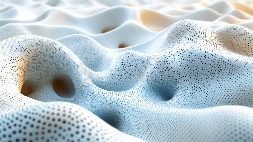 Abstract White Surface with Small Dots and Holes Seamless Digital ...