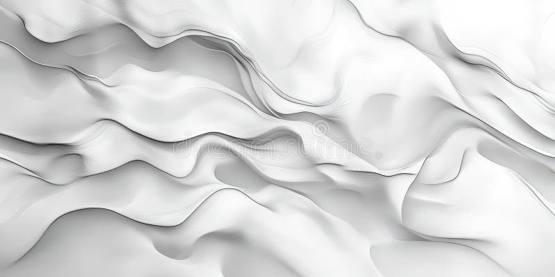 Abstract White Swirling Pattern with Subtle Gray Lines Stock ...