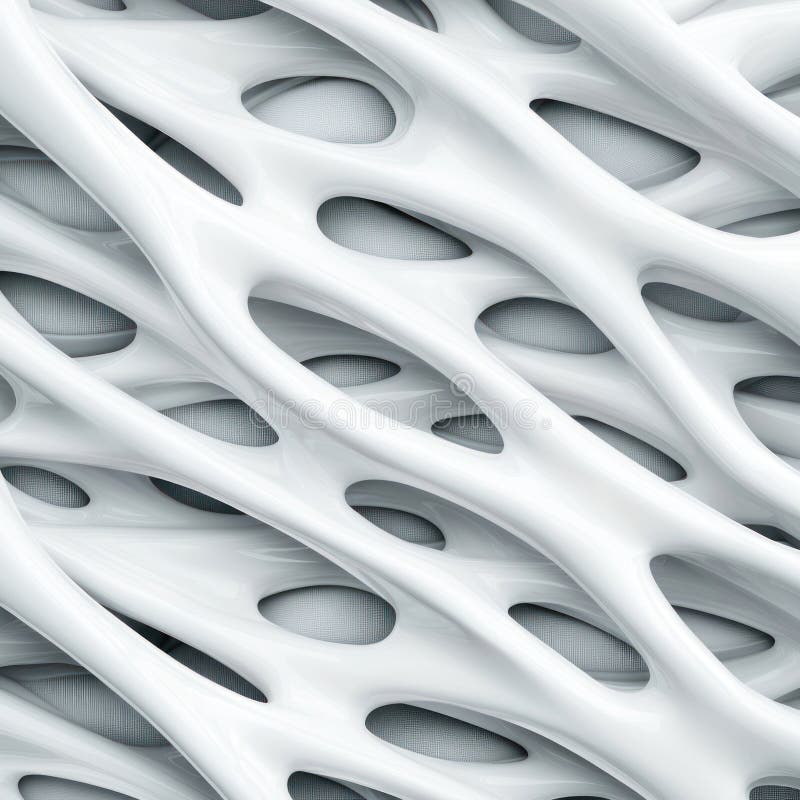 Abstract White Texture Pattern Resembling Organic Structures and Modern Design Elements Stock ...