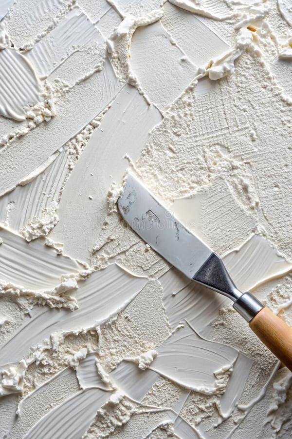 Decorative Putty Texture with Irregular Strokes for Rough Surface ...