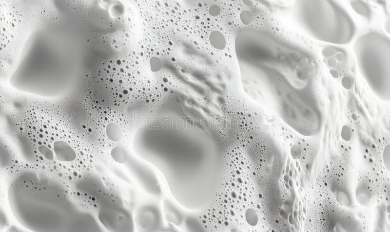 Abstract White Textured Surface with Bubbles and Organic Shapes ...