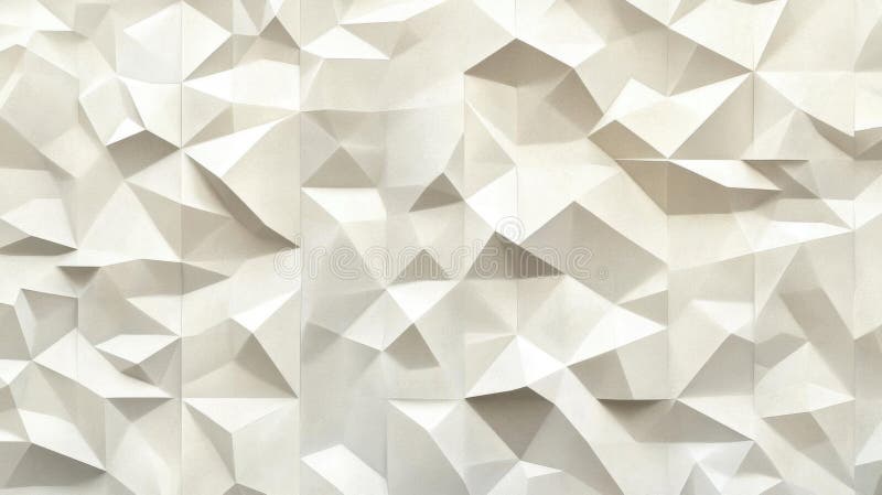 Abstract White Textured Wall with Geometric Patterns Stock Illustration ...