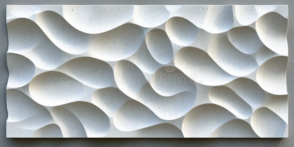 Abstract White Textured Wall Panel Design Modern Architectural ...