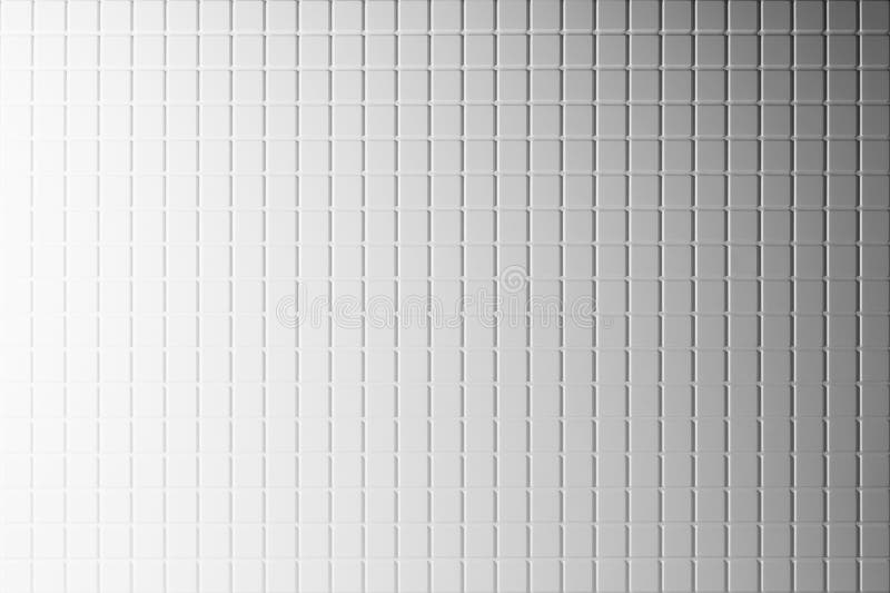 Abstract White Tiny Square Ceramic Tiles As Texture with Grey Light ...