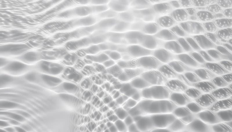 Abstract White Transparent Water Shadow Surface Texture Natural Ripple ...