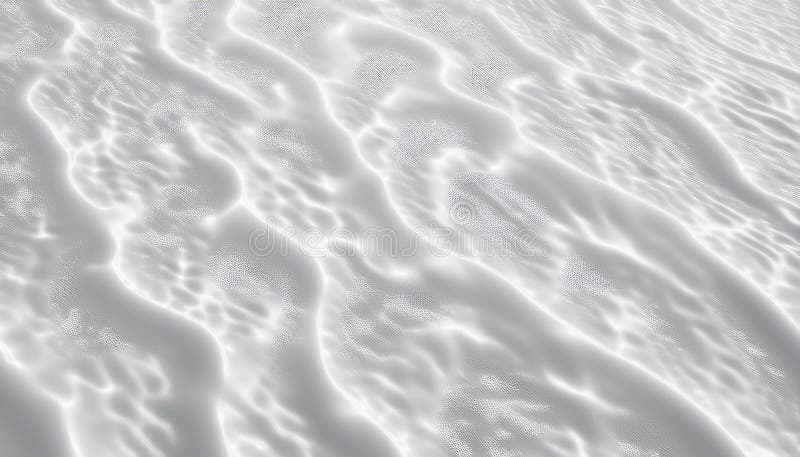 Abstract White Transparent Water Shadow Surface Texture Natural Ripple ...