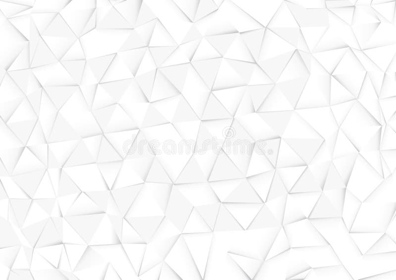 Abstract White Triangle Paper Background Stock Vector - Illustration of ...