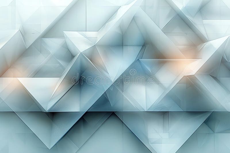 Abstract White Triangles Background with a Grey Color, in the Style of ...