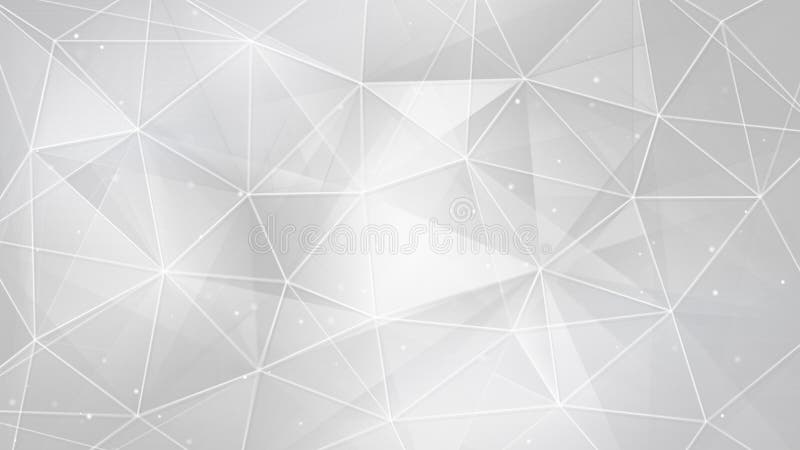 Abstract White Triangles and Lines Background Stock Illustration ...