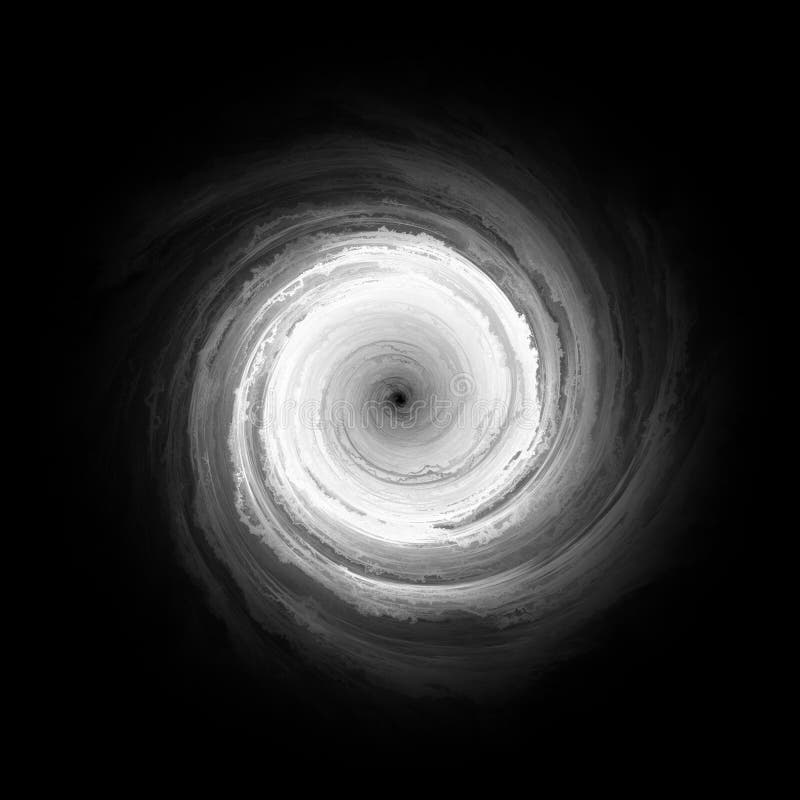Black Hole Vortex Black And White Abstract Background Stock ...