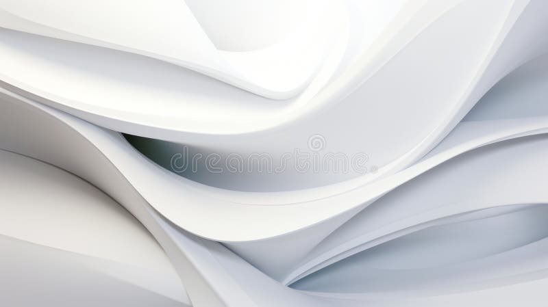 Abstract White Wallpaper Background AI Generated Stock Illustration ...