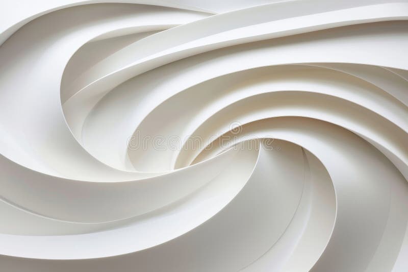 Abstract White Wave Background, Gentle Curves, Soft Focus, Ethereal and ...