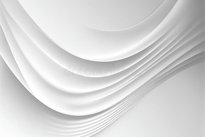 Abstract White Wave Background. White Graphic Line Wallpaper Created ...