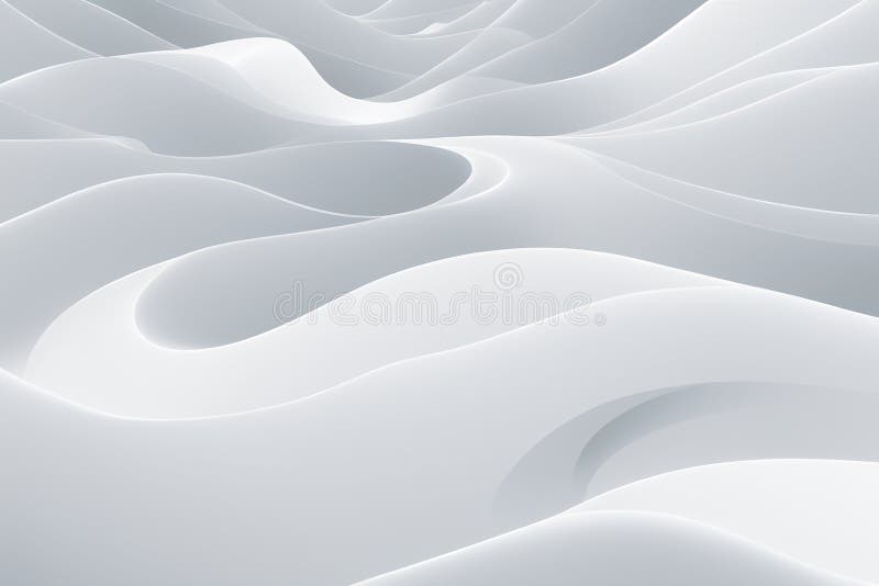 Abstract White Wave Background. Minimal White Graphic Wallpaper Stock ...