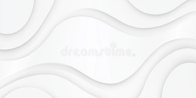 Abstract White Wave Background Modern Design Elegant Minimalist Style ...