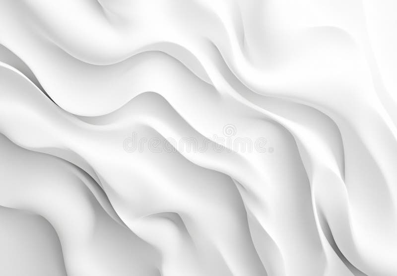 Abstract White Wave Background Soft Flowing High Quality Image Stock ...