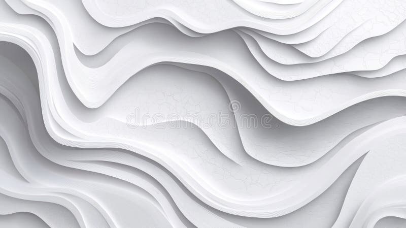 Abstract White Wave Design. Elegant Geometric Pattern. Luxury Design ...