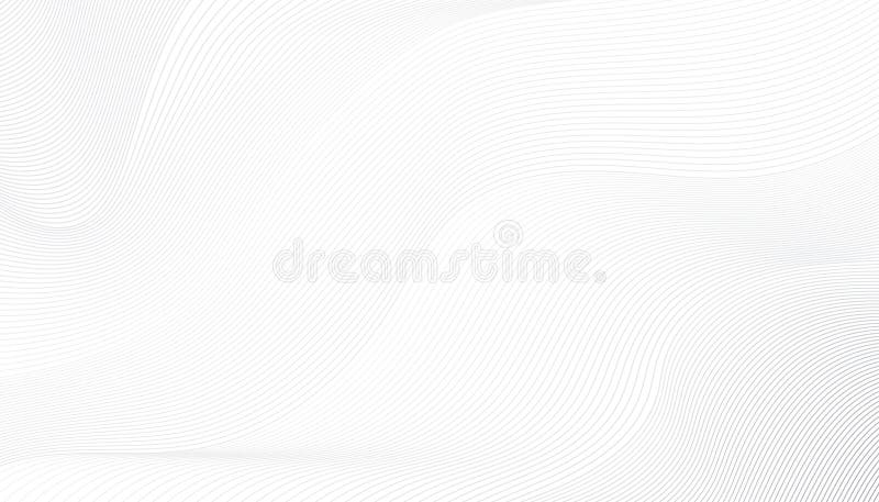 Abstract White Wave Line Pattern Background. Vector Illustration ...