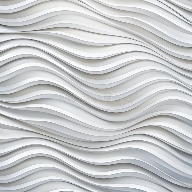 Abstract White Wave Pattern Background Stock Illustration ...