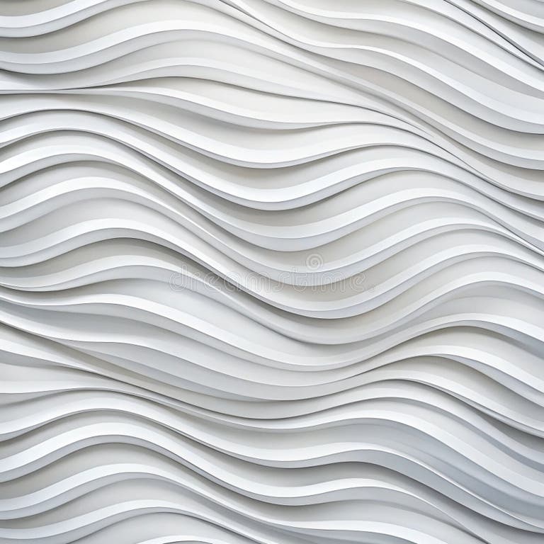 Abstract White Wave Pattern Background Stock Illustration ...