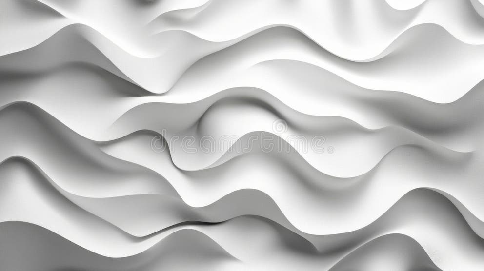 Abstract White Wave Pattern Background Design Stock Illustration ...
