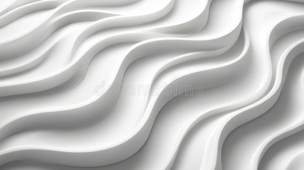 Abstract White Wave Pattern Background Design Stock Illustration ...