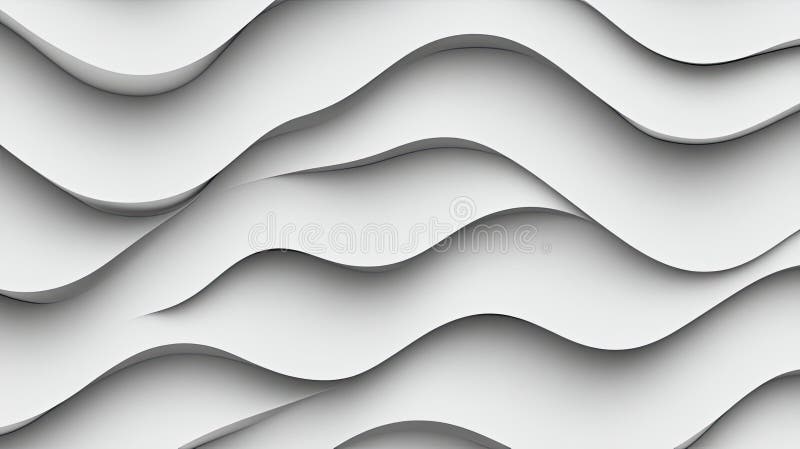 Abstract White Wave Pattern Background Stock Illustration ...