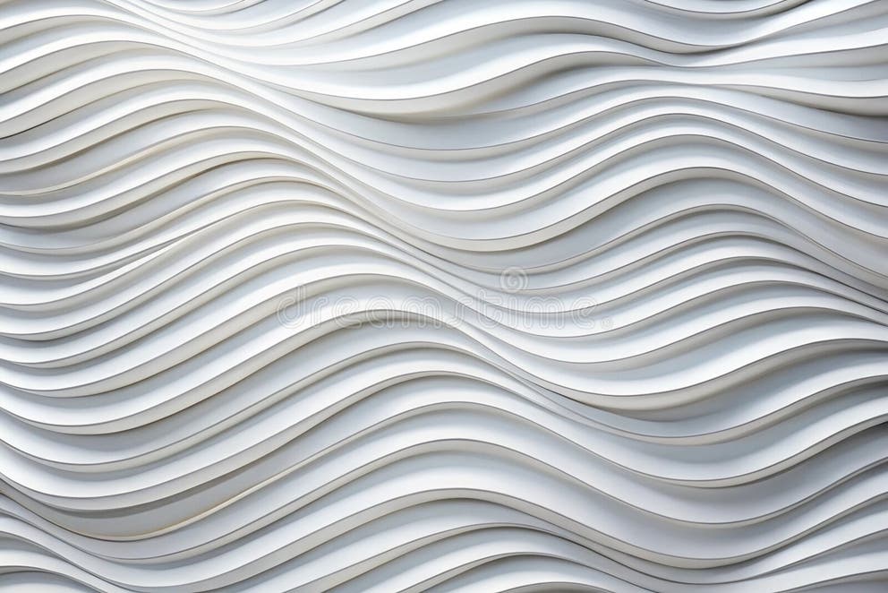Abstract White Wave Pattern Background Stock Illustration ...