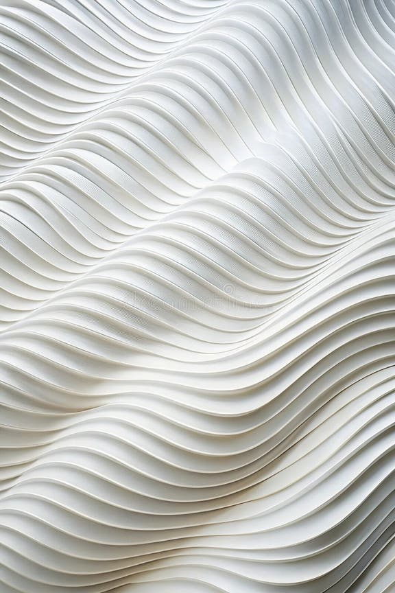 Abstract White Wave Pattern Background Stock Illustration ...