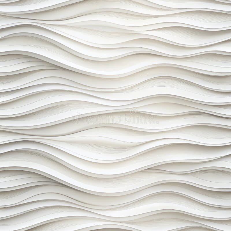 Abstract White Wave Pattern Background Stock Illustration ...