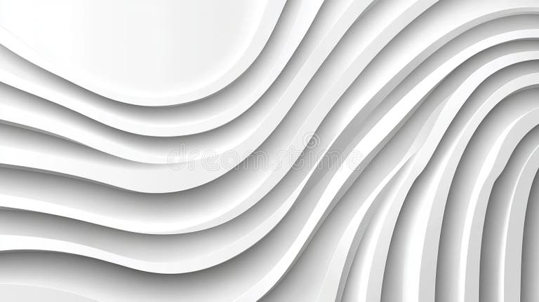 Abstract White Wave Pattern Background Texture Stock Photo - Image of ...