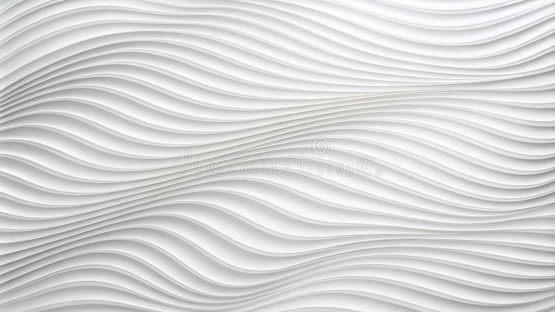Abstract White Wave Pattern Background Texture for Design. Generative ...