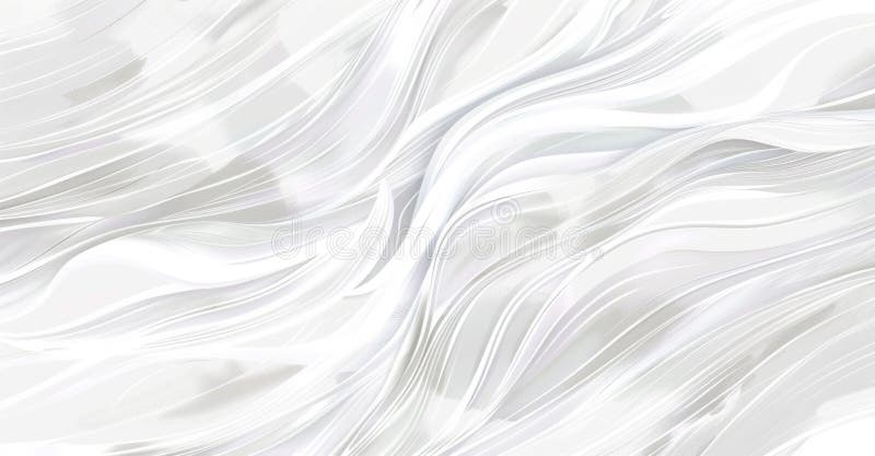 Abstract White Wave Pattern Creating a Soft and Smooth Texture with a ...