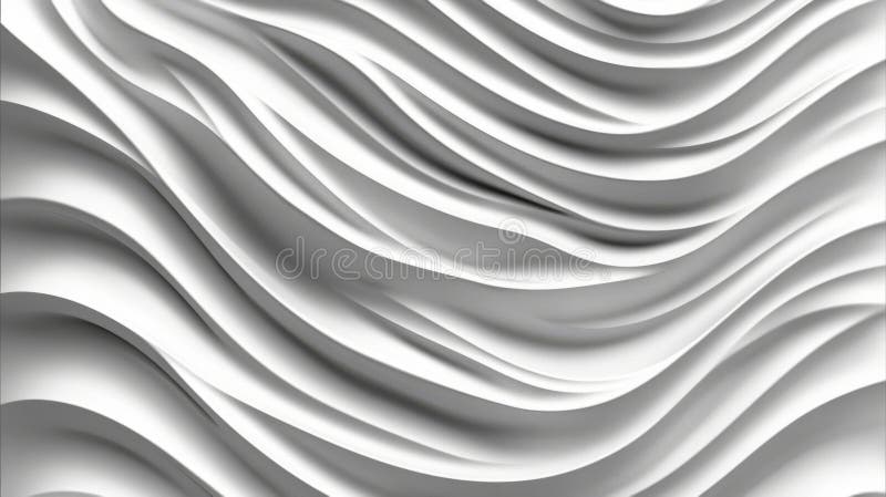 Abstract White Wave Pattern Design Background Stock Illustration ...