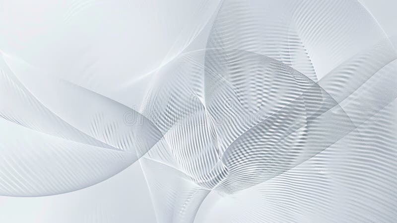 Abstract White Wave Pattern Stock Illustration - Illustration of ...