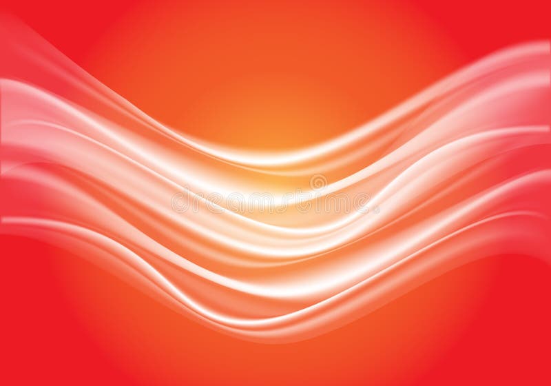 Abstract White Wave Soft on Red Light Design Modern Futuristic ...